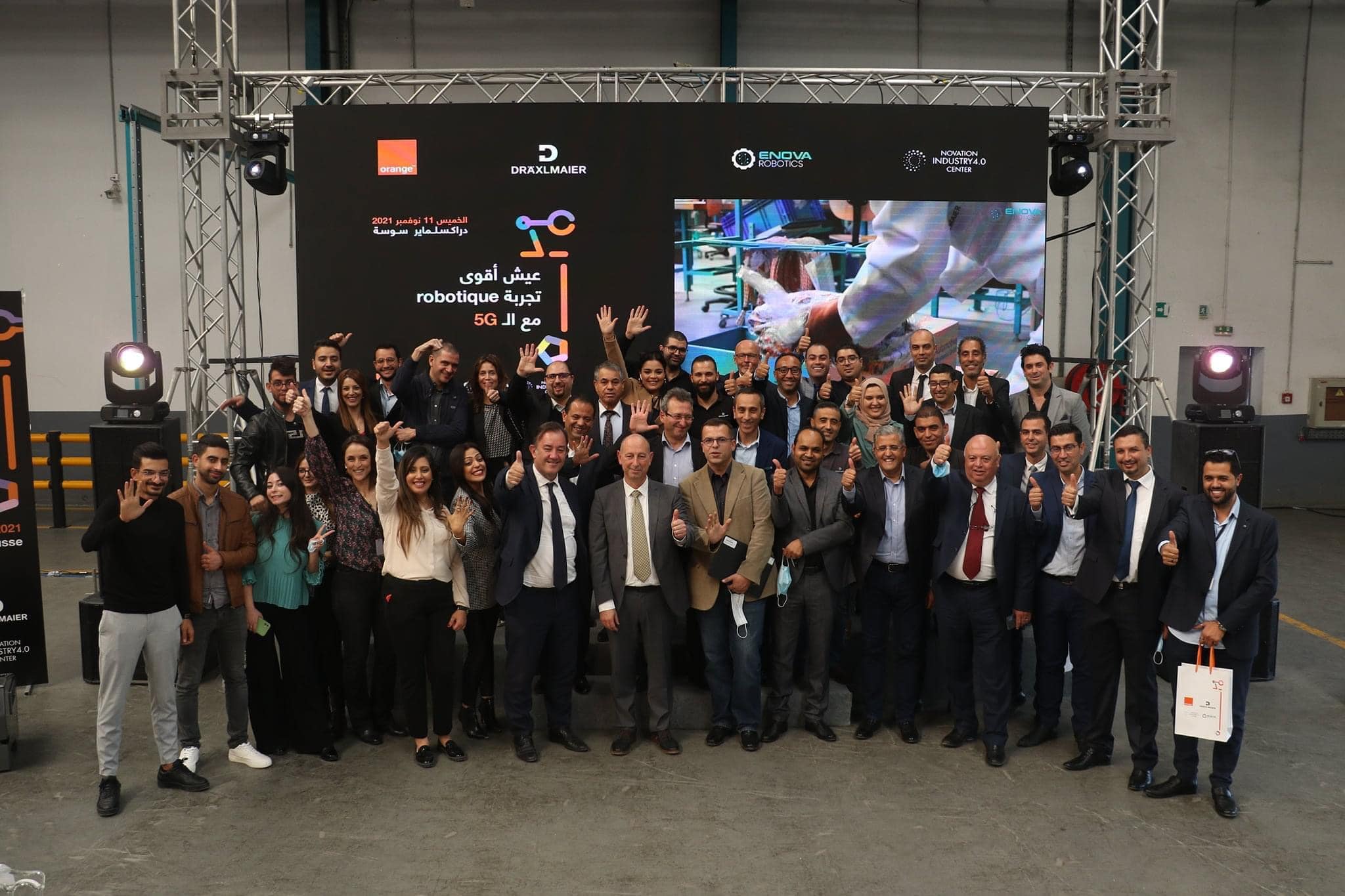 Orange Tunisie, Dräxlmaier Tunisie, Enova Robotics et Novation City ...