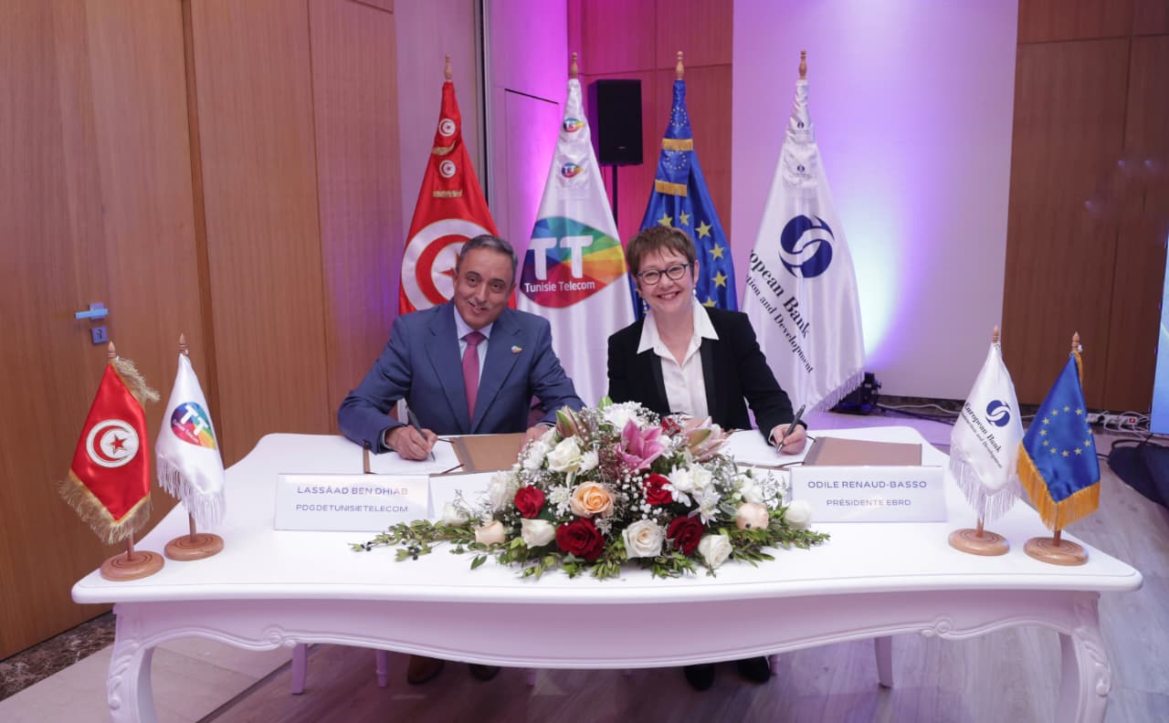 Partenariat stratégique et innovant entre Tunisie Telecom, la BERD pour ...